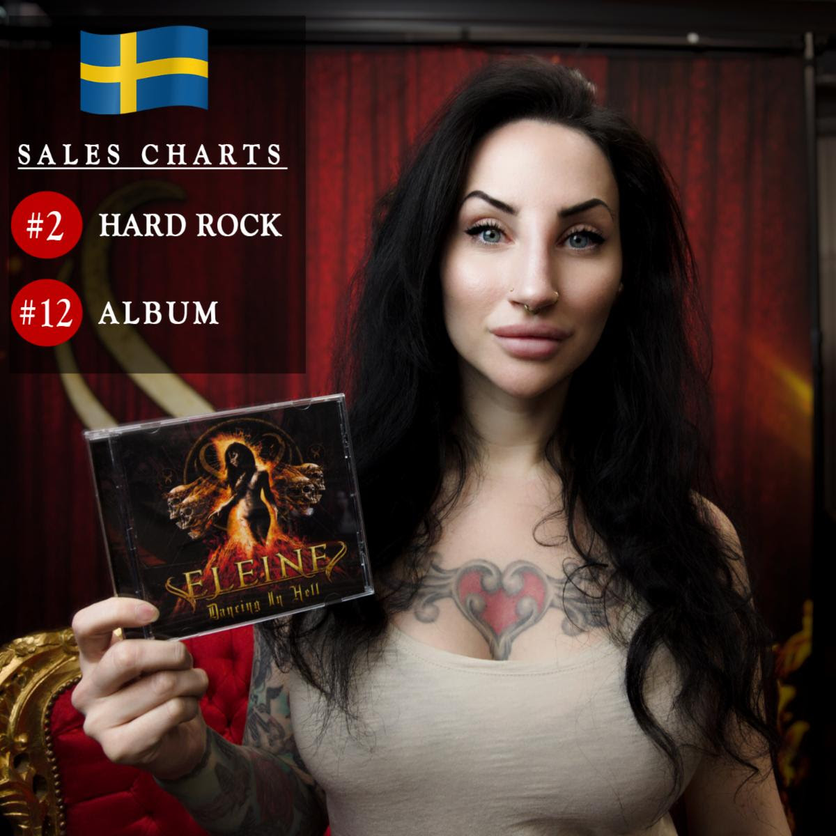 ELEINE Enter The Swedish Music Charts w/ New Album 'Dancing In Hell' - BPM
