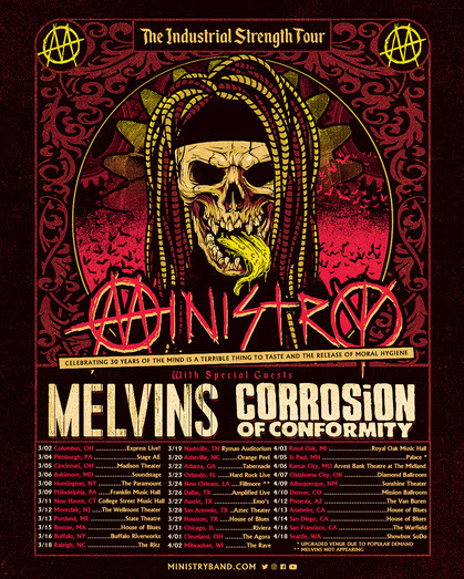 13 New U.S.Dates Added For Ministry’s Upcoming Spring 2022 Tour - BPM