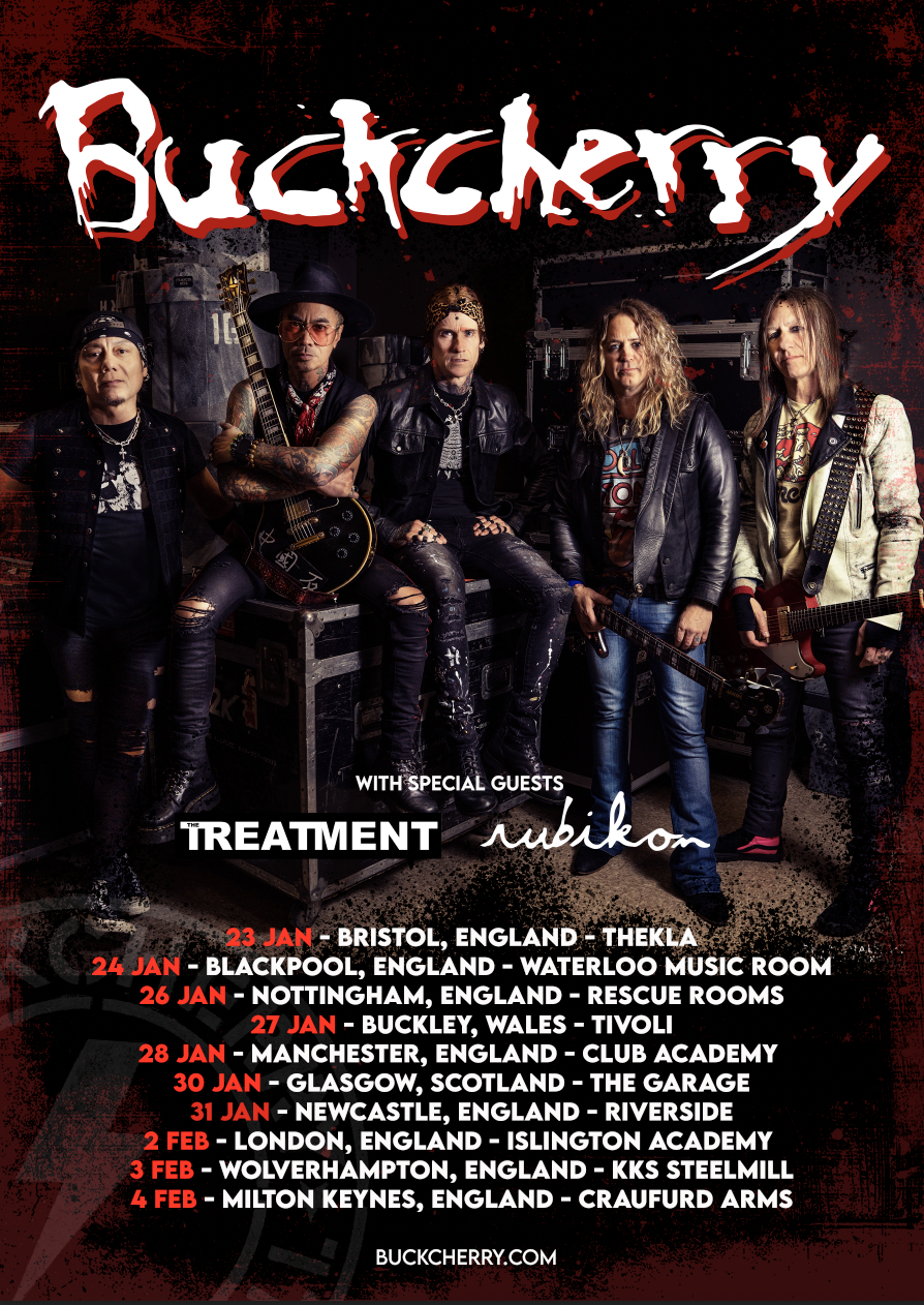 Buckcherry Announce UK Tour - BPM