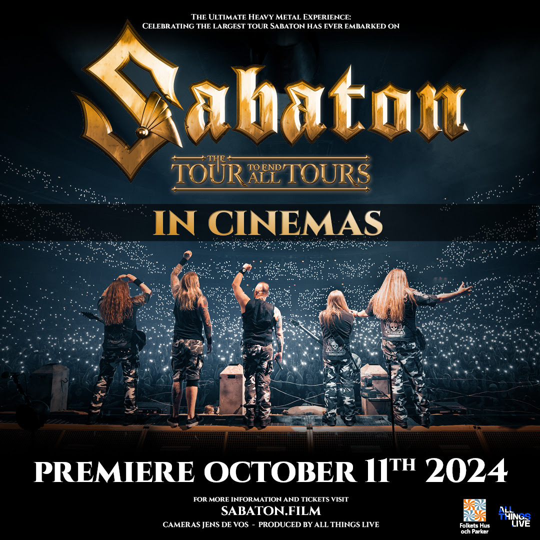Sabaton Releases 'The Tour To End All Tours' Concert Film - BPM